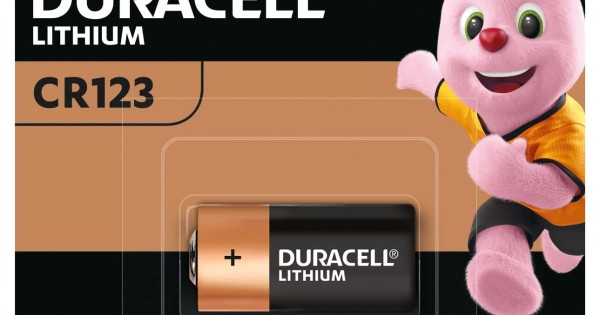 Duracell High Power Lithium 123 Battery 3V, pack of 1 (CR123 / CR123A ...