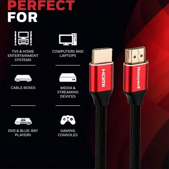 Honeywell HDMI Cable 2.1 with Ethernet