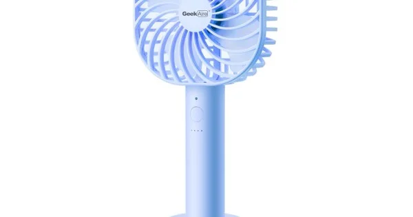 Geek Aire GF3 5 Inch Rechargeable Mini Fan with USB Charging | 5 Speed ...