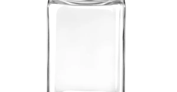 Treo by Milton Cube Storage Glass Jar, 800 ml, Transparent, BPA Free ...