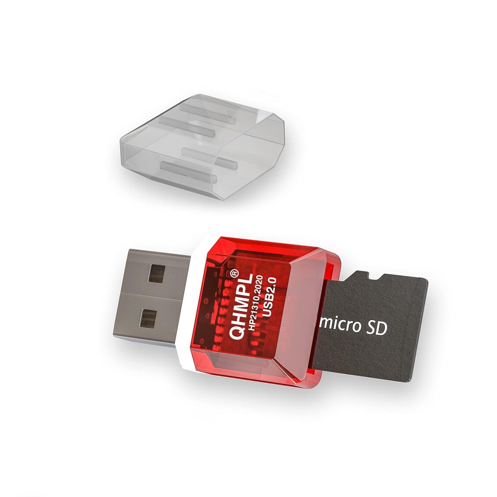 Quantum USB Card Reader for Micro SD/ TF Card, Compact and Lightweight ...