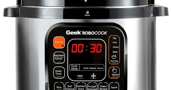 Geek Robocook Zeta 11-in-1 Automatic Electric Pressure Cooker 5 L | 2 ...