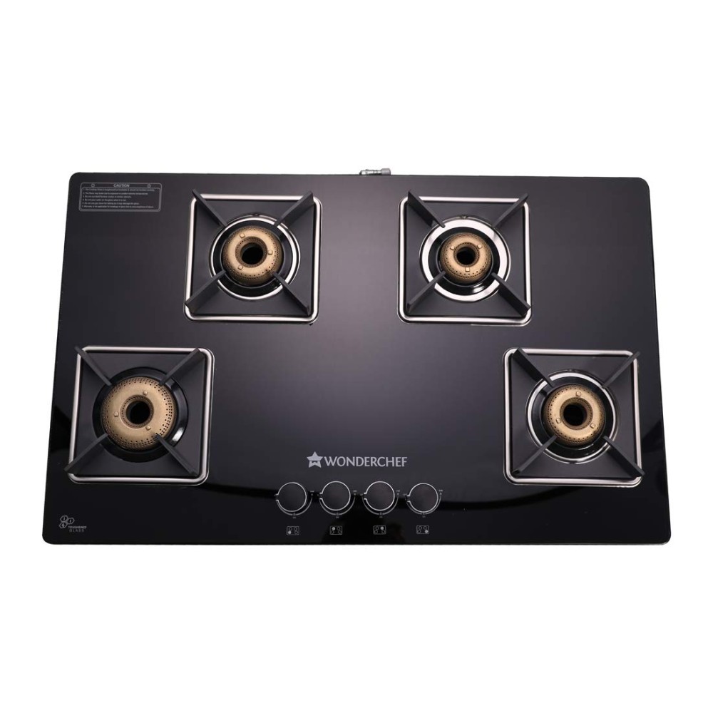 Wonderchef Octavia 4 Burner Glass Hob Top Manual Cooktop, Manual Hob ...